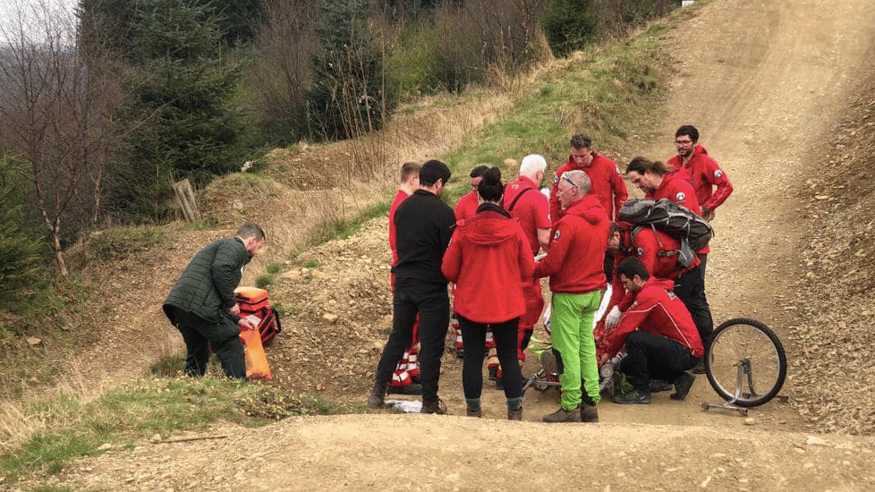 Biker suffers punctured lung in Bike Park accident | brecon-radnor.co.uk